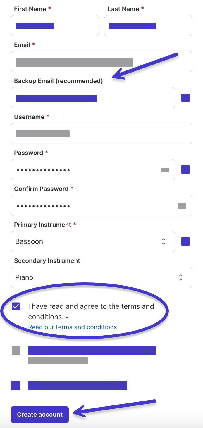 Creating An Account And Joining A Class Makemusic Cloud Help Center
