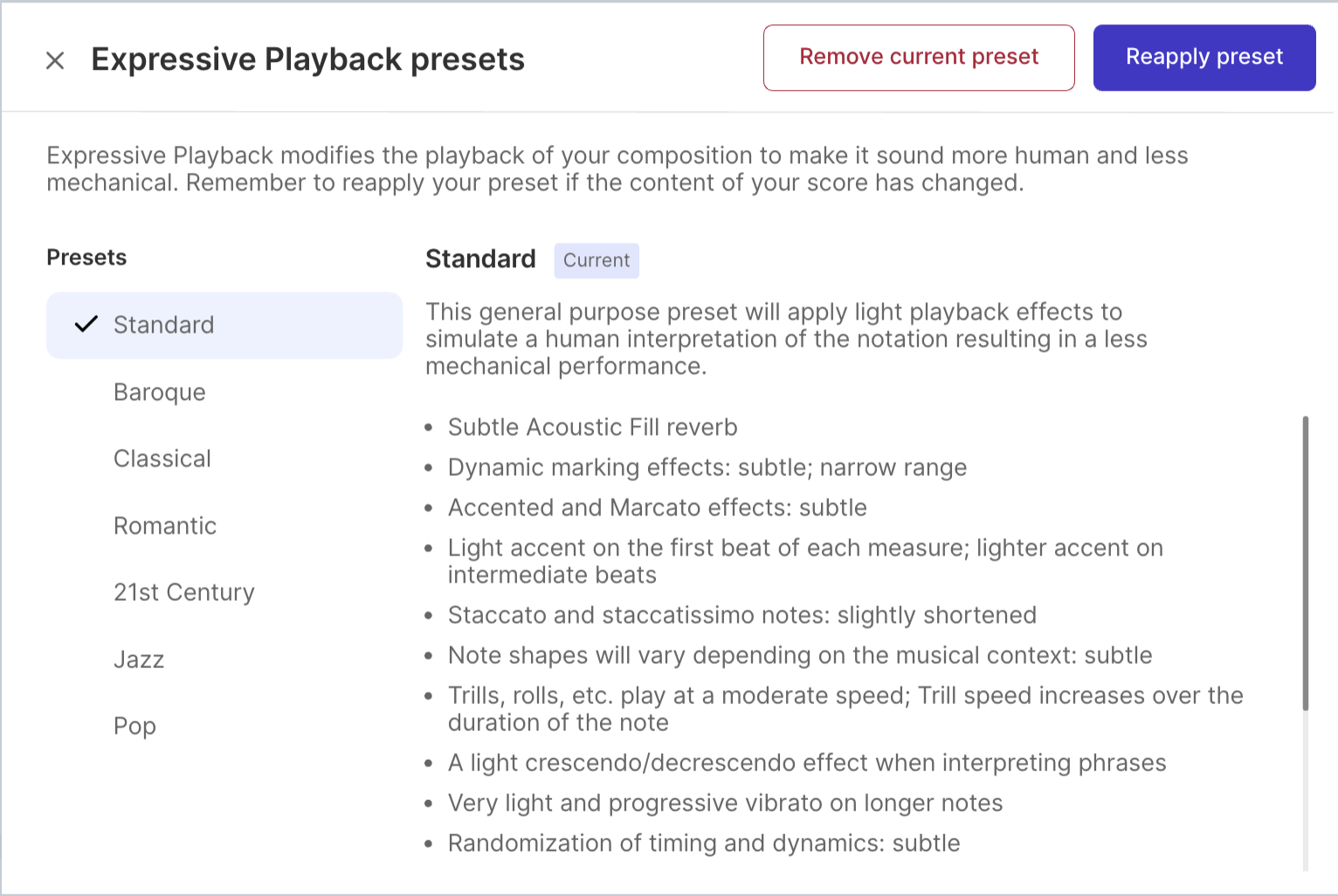 Compose: Playback Menu – MakeMusic Cloud Help Center