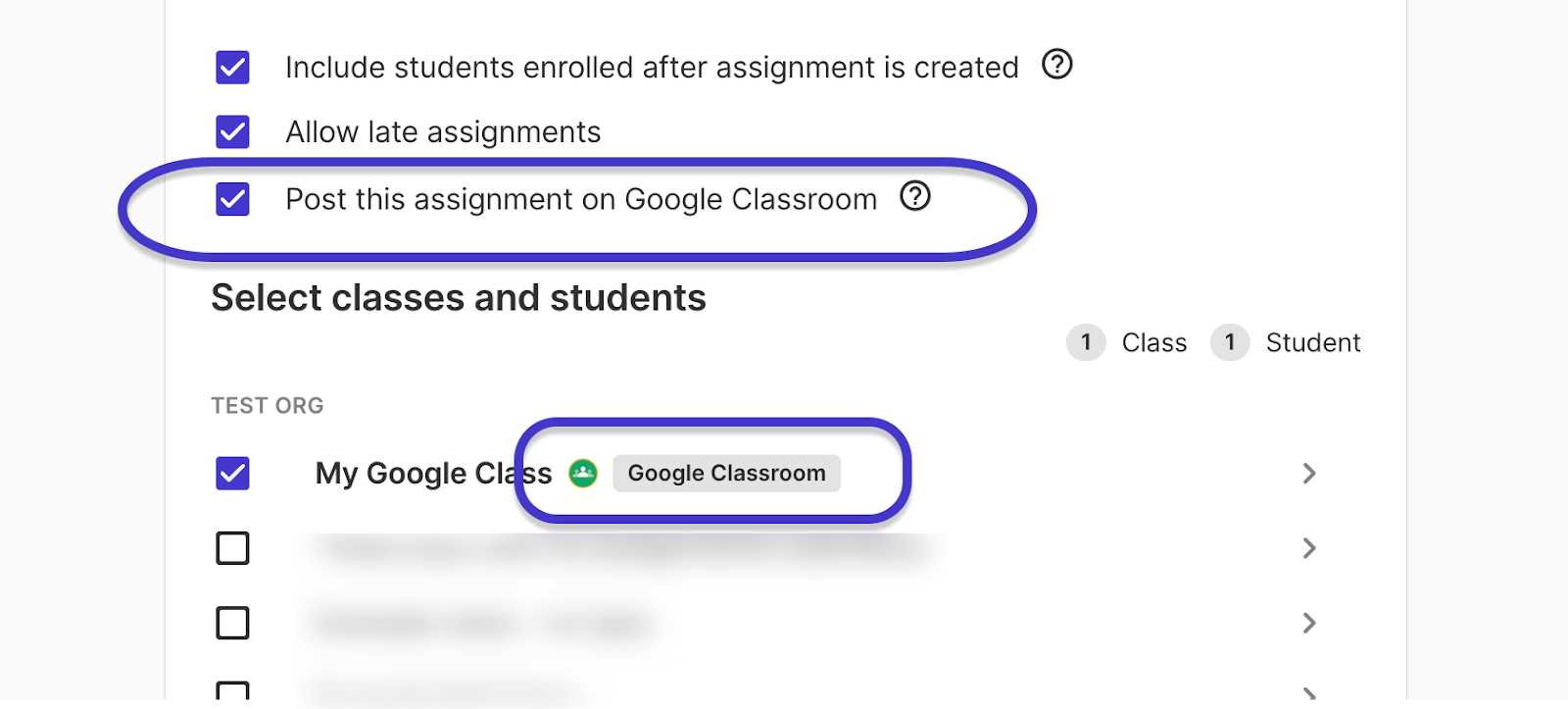 Grade Passback to Google Classroom – MakeMusic Cloud Help Center